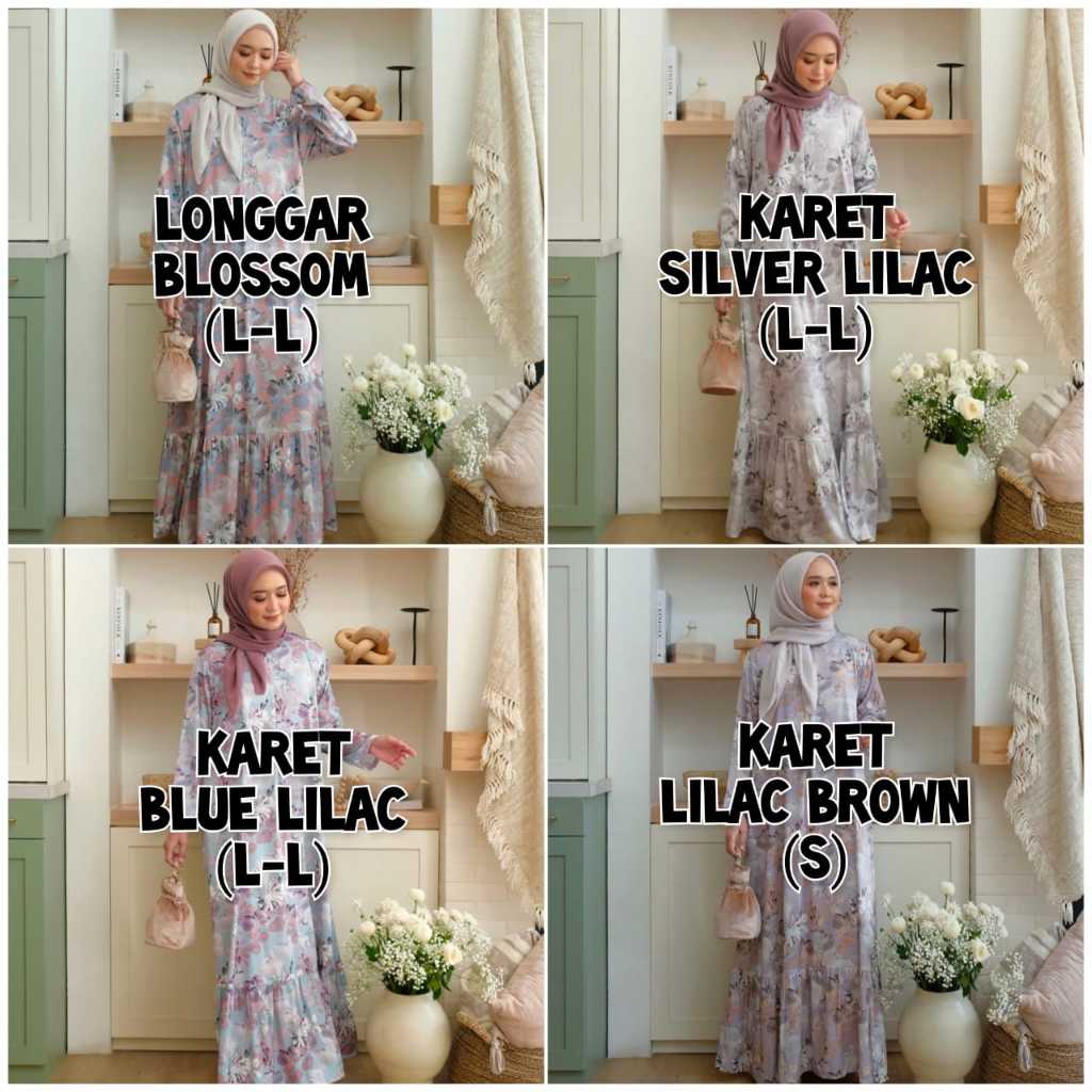 Jual [FREE STOCK] SOEIY RAYA - THUMBELINA SERIES BLUE LILAC SILVER ...