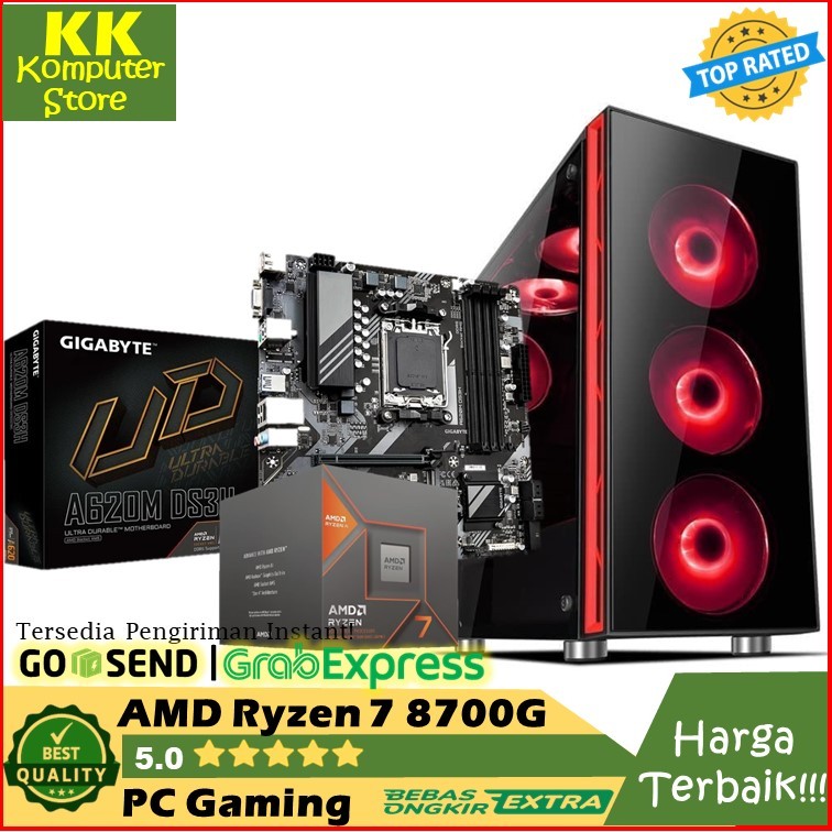 Jual Pc Gaming Amd Ryzen 7 8700G Ram 32G D5 Nvme Gen4 512GB Pc Rakitan ...