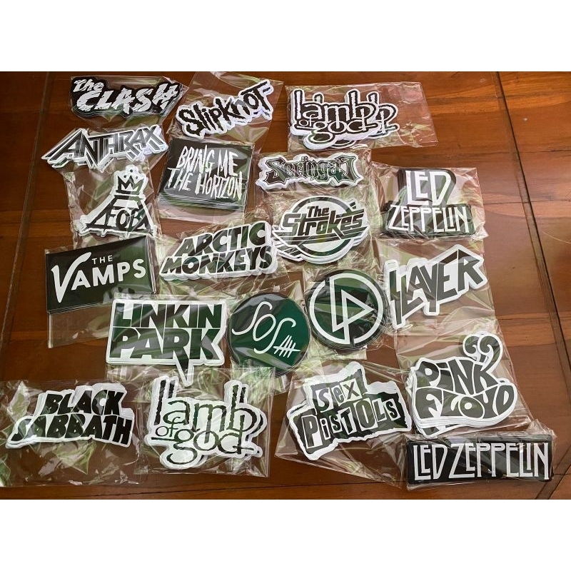 Jual STICKER SABLON PACK BRAND METAL TERKENAL ISI 20pcs | Shopee Indonesia
