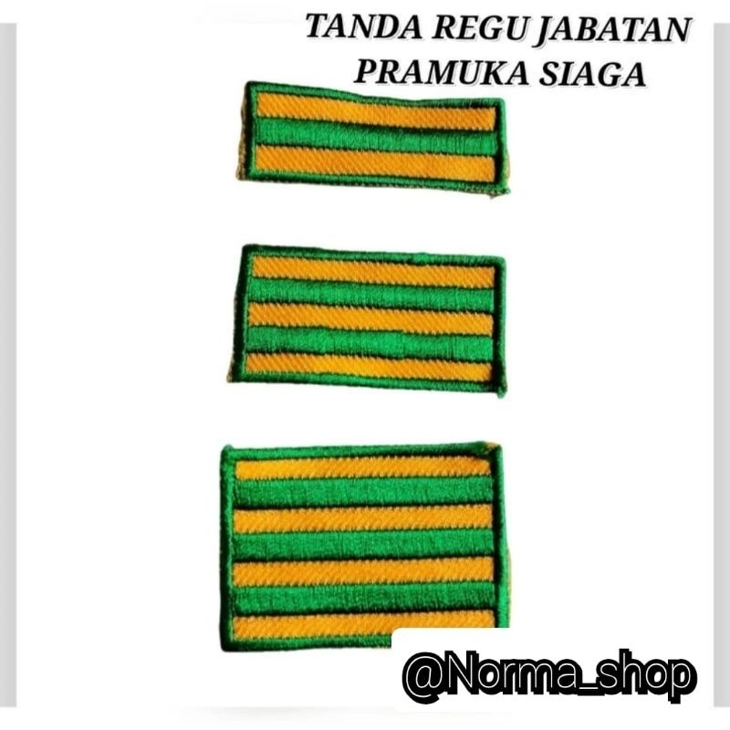 Jual BET / BADGE TANDA REGU JABATAN PRAMUKA SIAGA ( BORDIR ) | Shopee ...