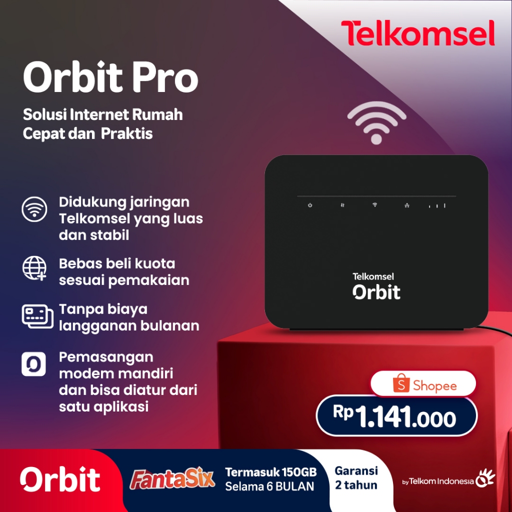 Jual Orbit Pro HKM281 - Telkomsel Orbit Pro HKM281 Modem WiFi 4G ...