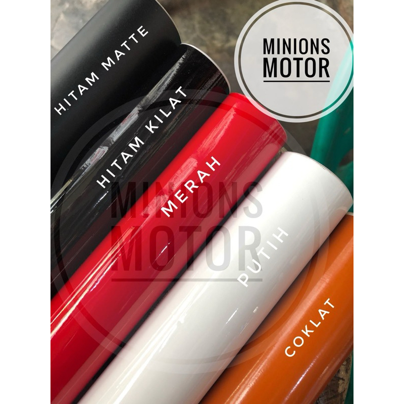 Jual stiker skotlet bodi motor kereta wrapping vinyl kilat matte bening ...