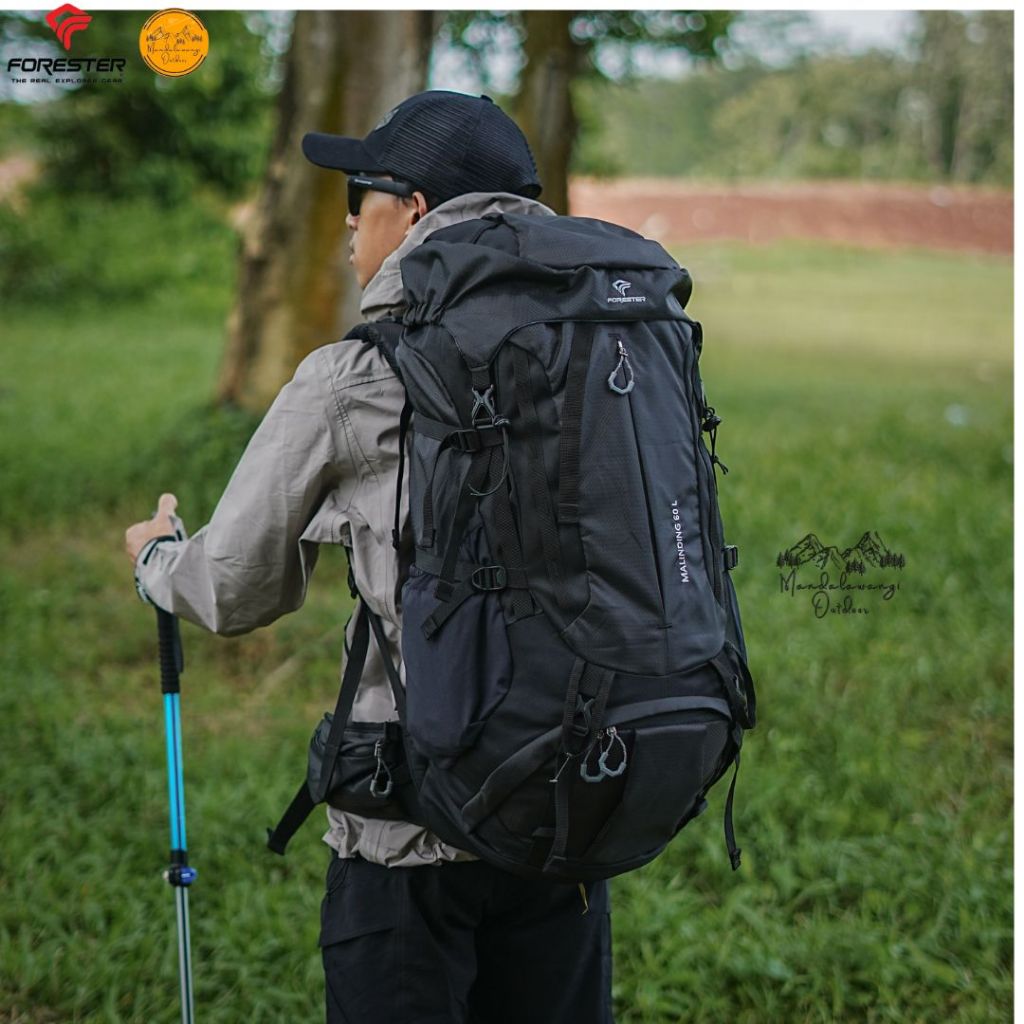 Jual Tas Ransel Carrier Gunung Forester Malinding 60 Liter Dan Raincover Tas Pendaki Gunung ...