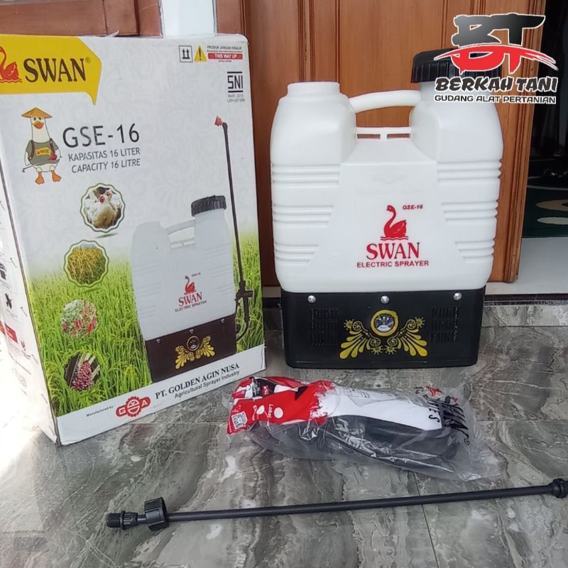 Jual Tangki swan GSE-16 VERSI TERBARU/ sprayer elektrik swan / tangki ...