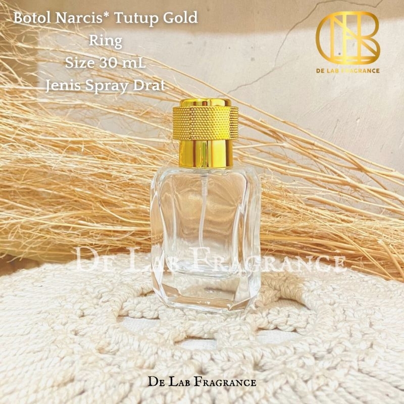 Jual botol parfum diamond hexan 30 ml gold dratl/botol parfum isi ulang ...