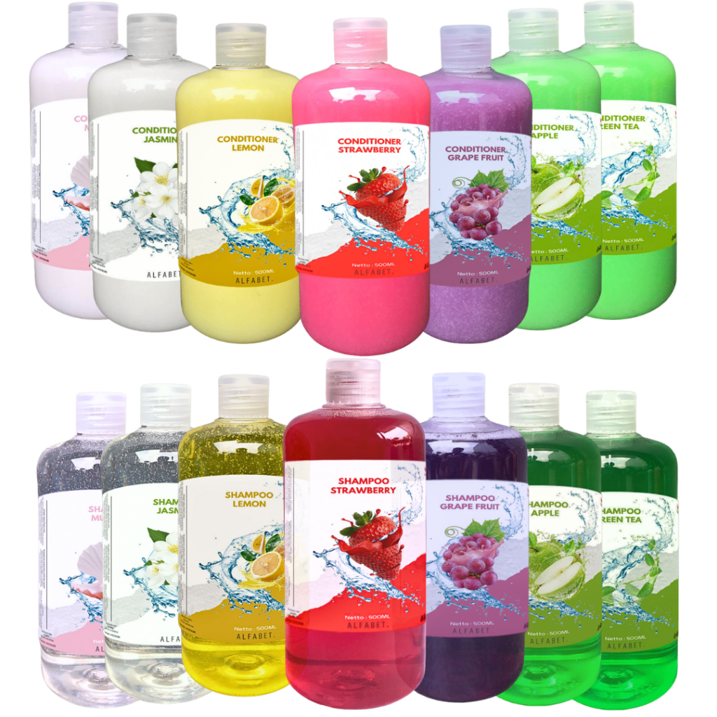 Jual Shampo & Conditioner Alfabet Salon Murah 500ml All Variant Lengkap ...