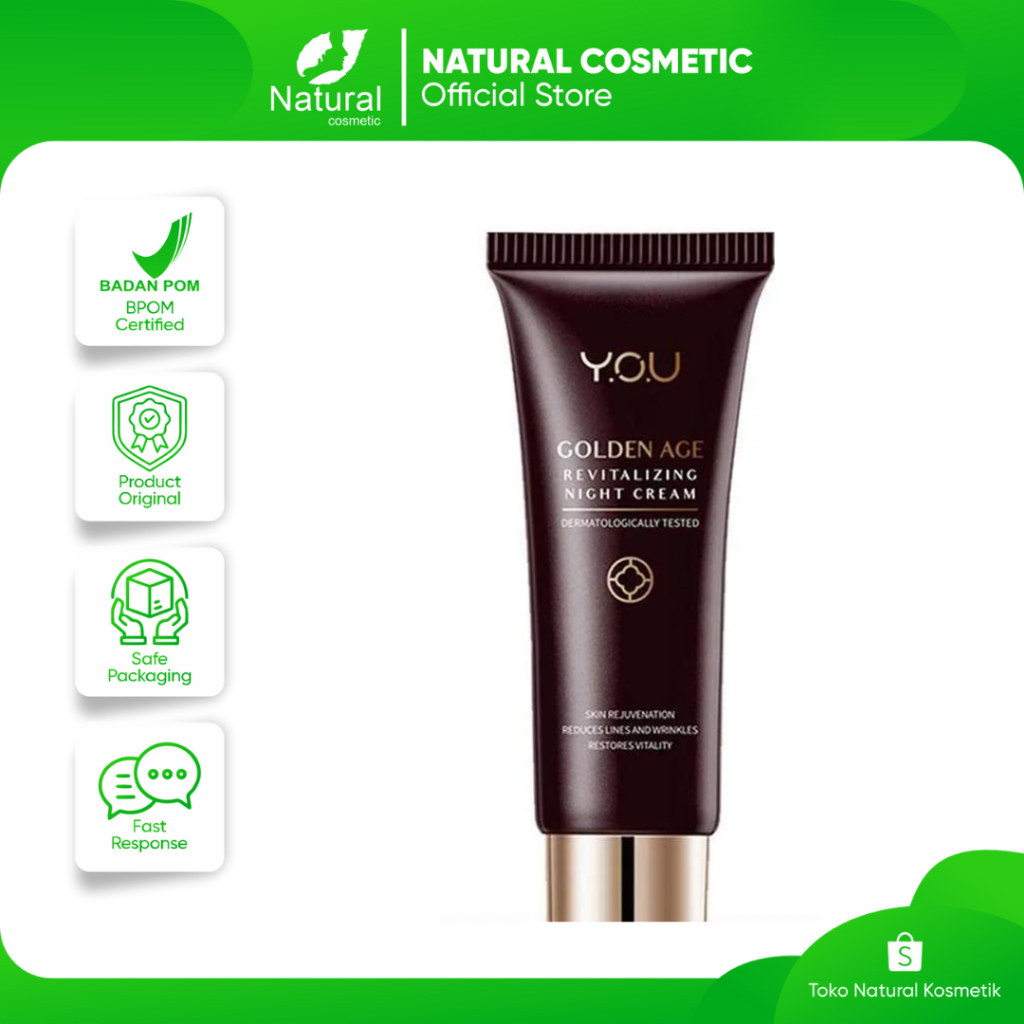 Jual YOU Golden Age Revitalizing Night Cream 18g | Shopee Indonesia