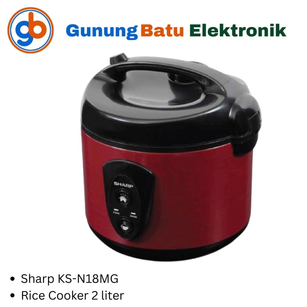 Jual SHARP Rice Cooker KS-N18MG Garansi Resmi Magic Com KSN18MG | Shopee Indonesia