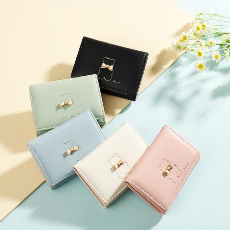 Jual Dompet Wanita Korea Kecil Aesthetic Mini Dompet Dompet Motif Cute ...