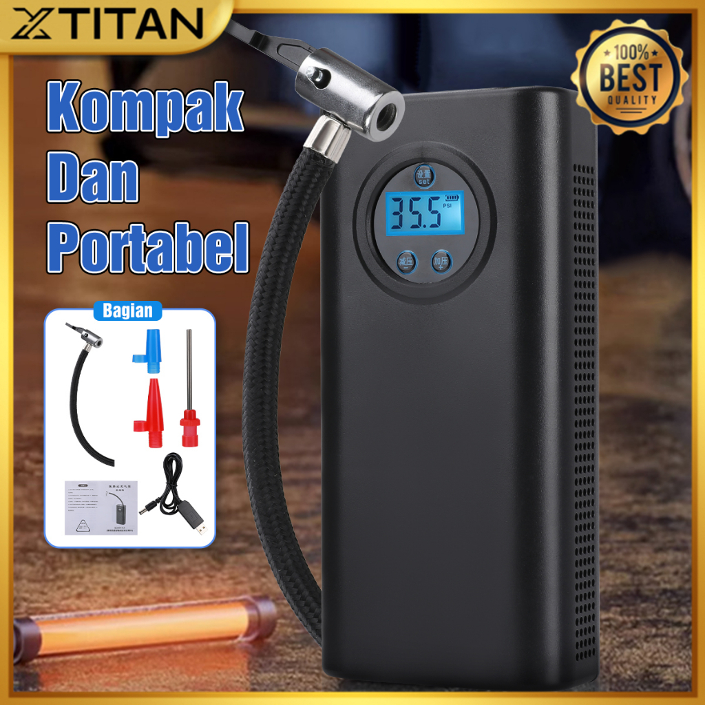 Jual 【COD + Pengiriman 24 Jam】Car Air Pump Ban Motor Pompa Portabel ...