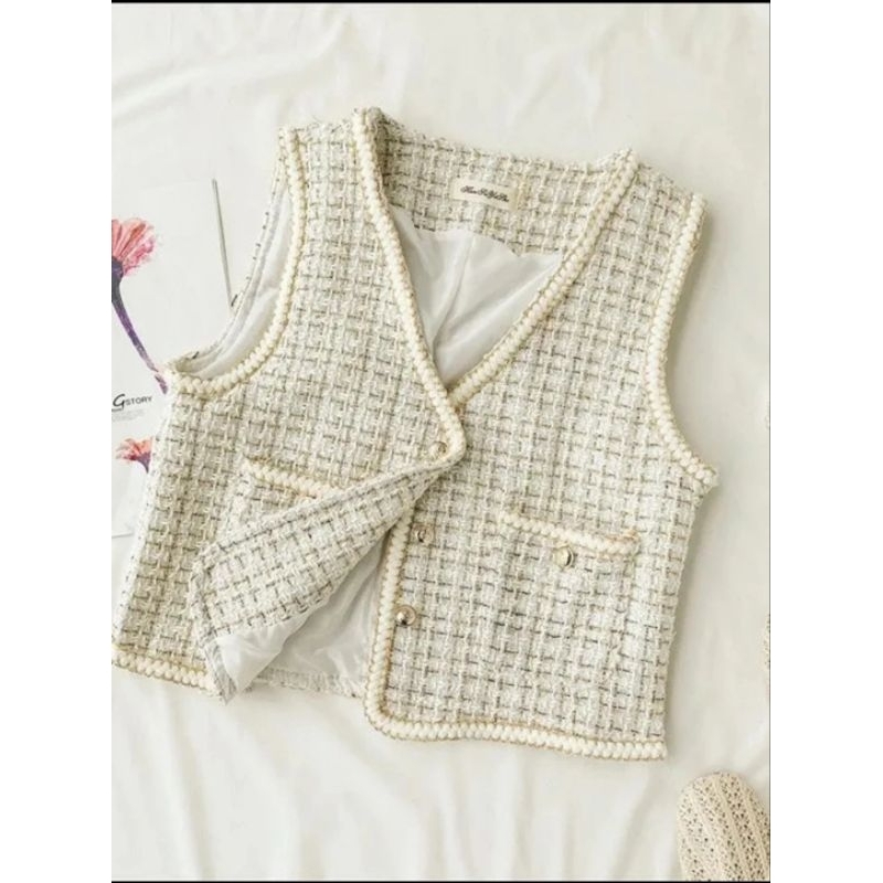 Jual KOREAN BLEZER TWEDD PREMIUM BANGKOK BKK | Shopee Indonesia