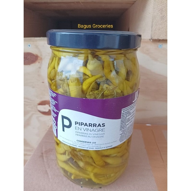 Jual JJJ PIPARRA / Green long chilli pepper in vinegar 1800gr | Shopee ...