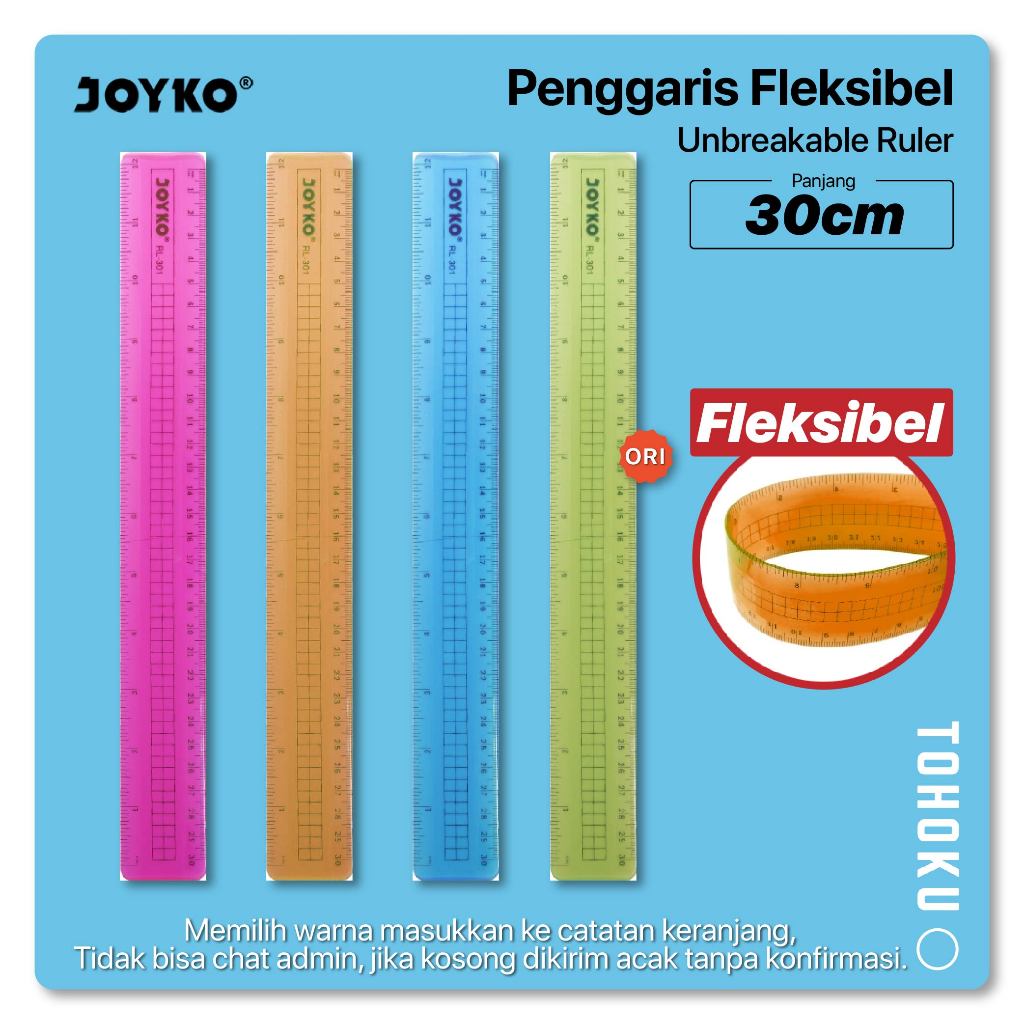 Jual Penggaris Lentur / Penggaris Fleksibel Joyko RL-301 | Shopee Indonesia