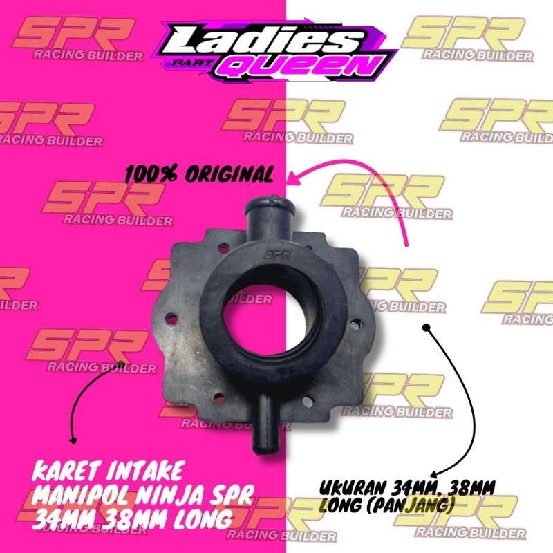 Jual KARET INTAKE MANIPOL NINJA SPR 34 MM 38 MM LONG (PANJANG) | Shopee ...