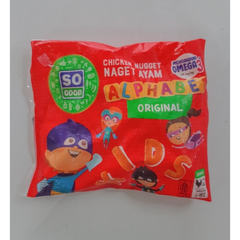 Jual SO GOOD Chicken Nugget ALPHABET 400 gram | Shopee Indonesia