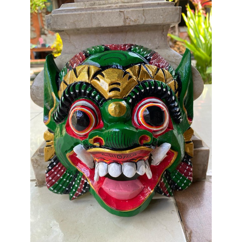 Jual topeng barong Bali besar unik | Shopee Indonesia