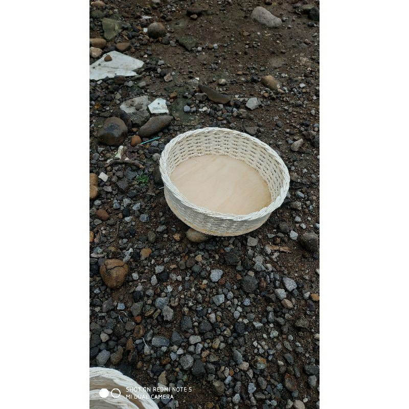 Jual kerajang rotan bulat diameter 18cm kerajang serba guna | Shopee ...