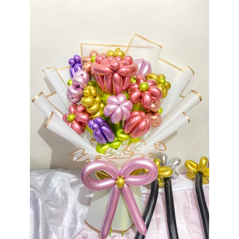 Jual buket balon flowers balon jakarta kado wisuda kalo ulang tahun ...