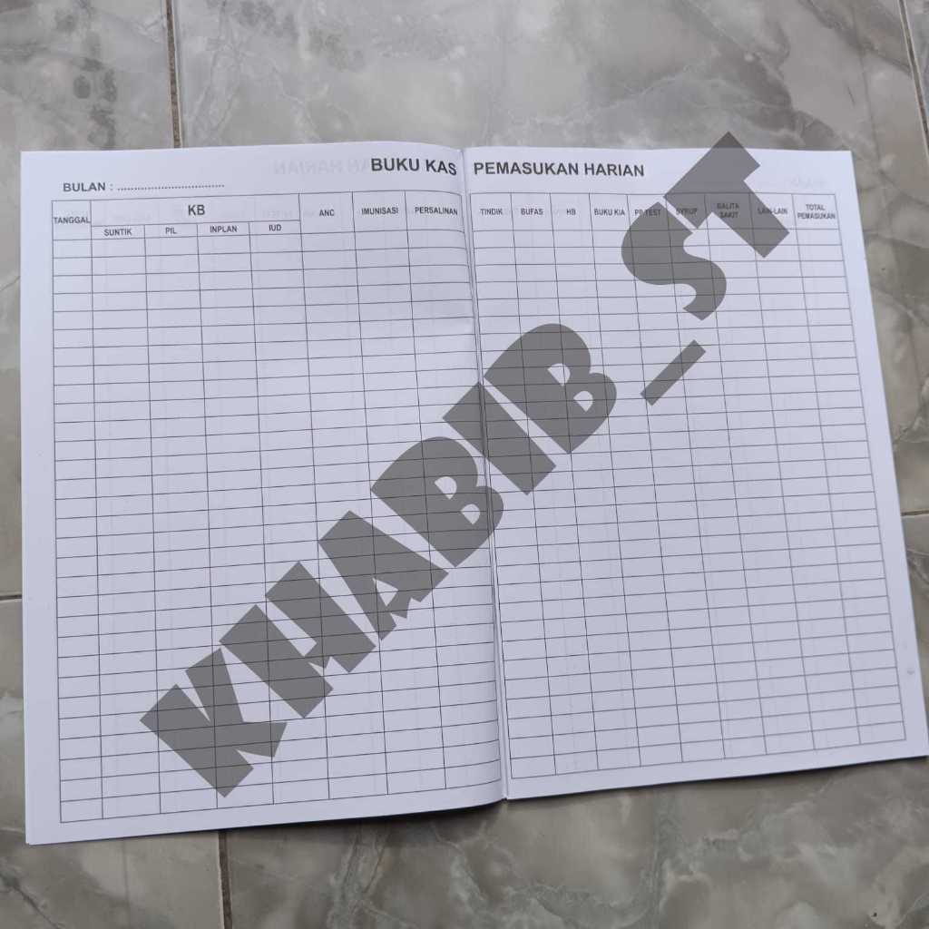 Jual buku besar Buku REGISTER Buku KAS BUKU MTBS (buku kunjungan pasien harian) | Shopee Indonesia