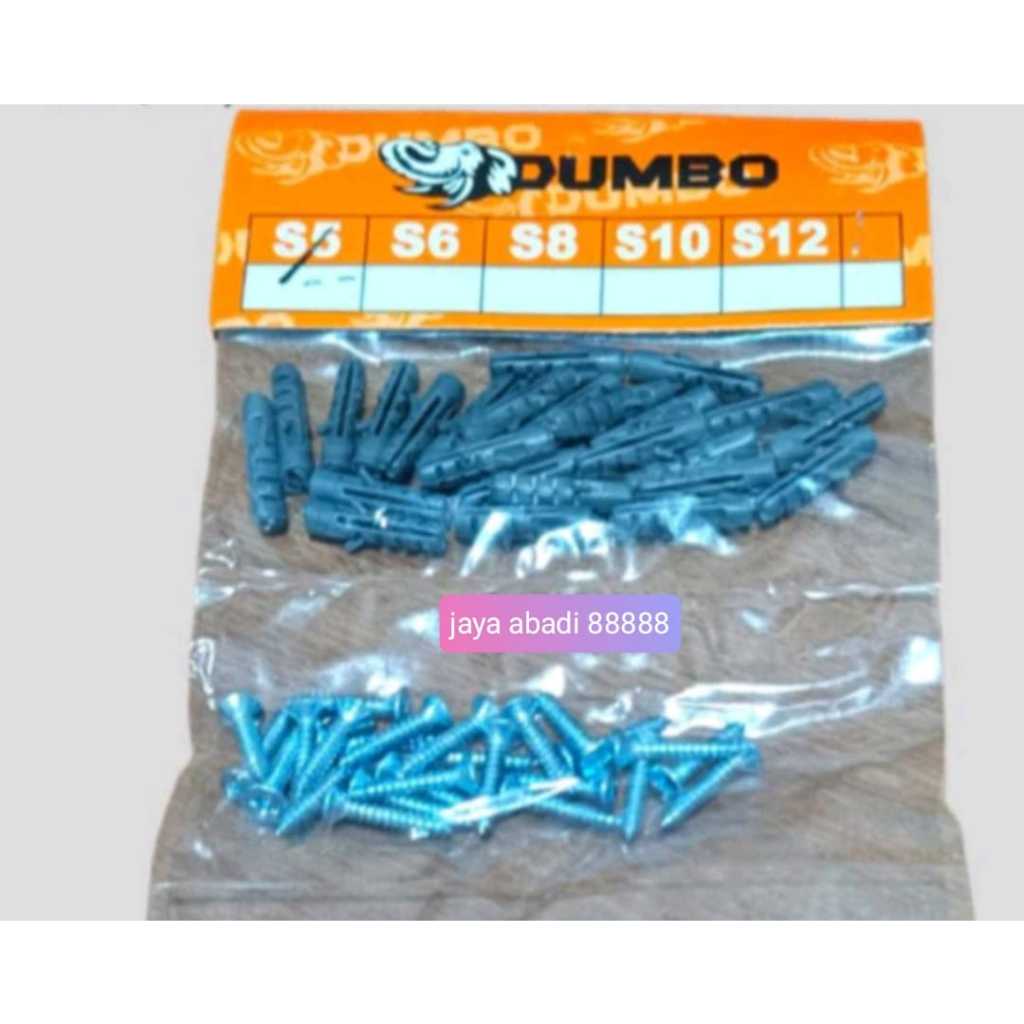 Jual Penguat Sekrup Penahan Skrup Mur Baut+Skrup Sekrup s5 s6 s8 s10 s12 DUMBO | Shopee Indonesia