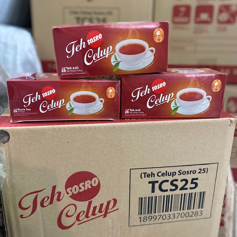Jual Teh Celup sosro 1 dus termurah | Shopee Indonesia