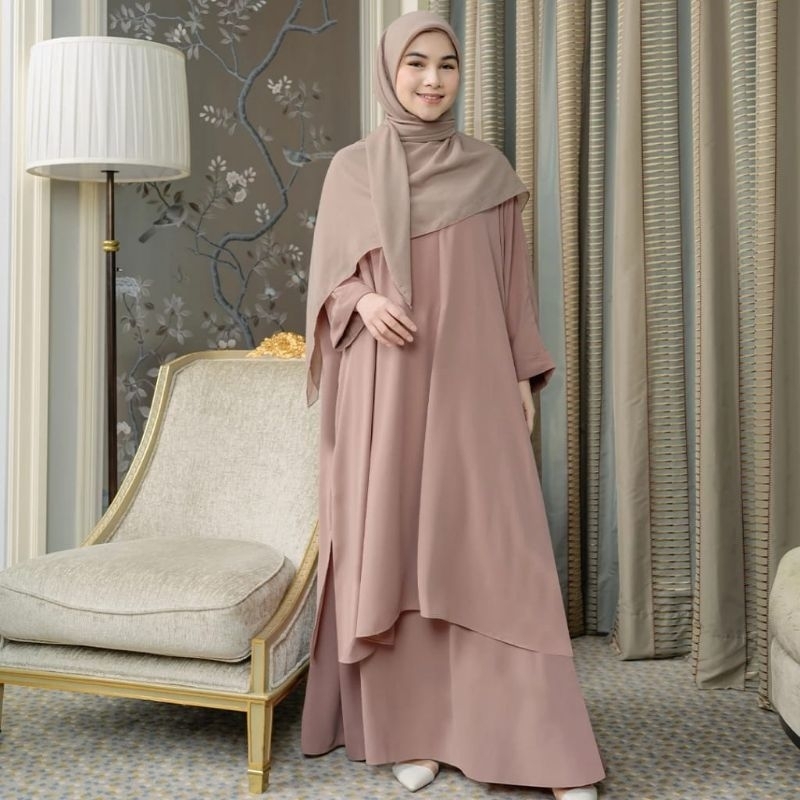 Jual Khanifa - Dress wanita muslim - One set tunik melayu - One set ...