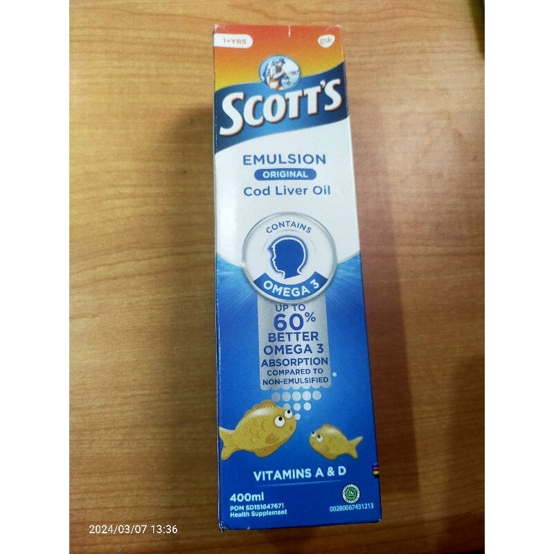 Jual SCOTT'S EMULSION ORIGINAL 400 ml | Shopee Indonesia