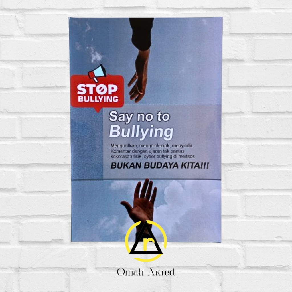 Jual Poster Stop Bullying - Say No Bullying - Stop Perundungan | Shopee ...
