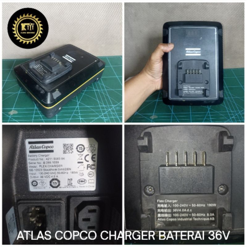 Jual Flex Charger baterai 36V atlas copco 4211608384 cordless tools ...
