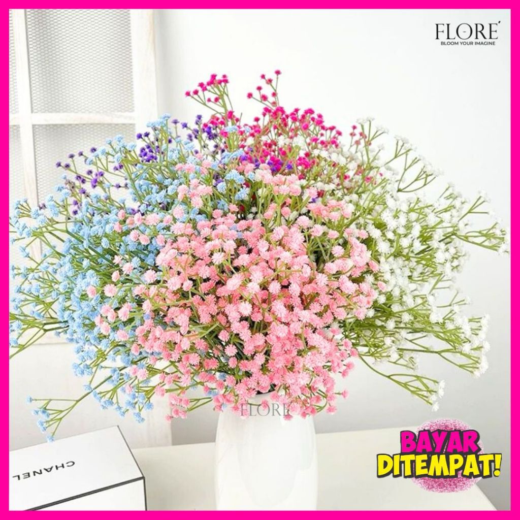 Jual Baby Breath Artificial/Bunga Hias Buket/Bunga Pemanis Dekorasi ...