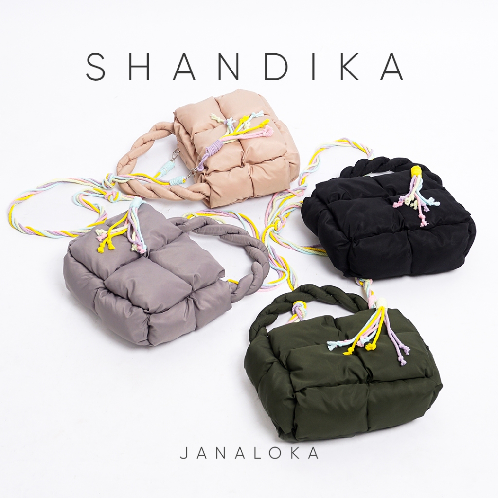 Jual Janaloka Shandika Pillow Bag, Puffy Bag, Tas Bahu, Micro Totebag ...