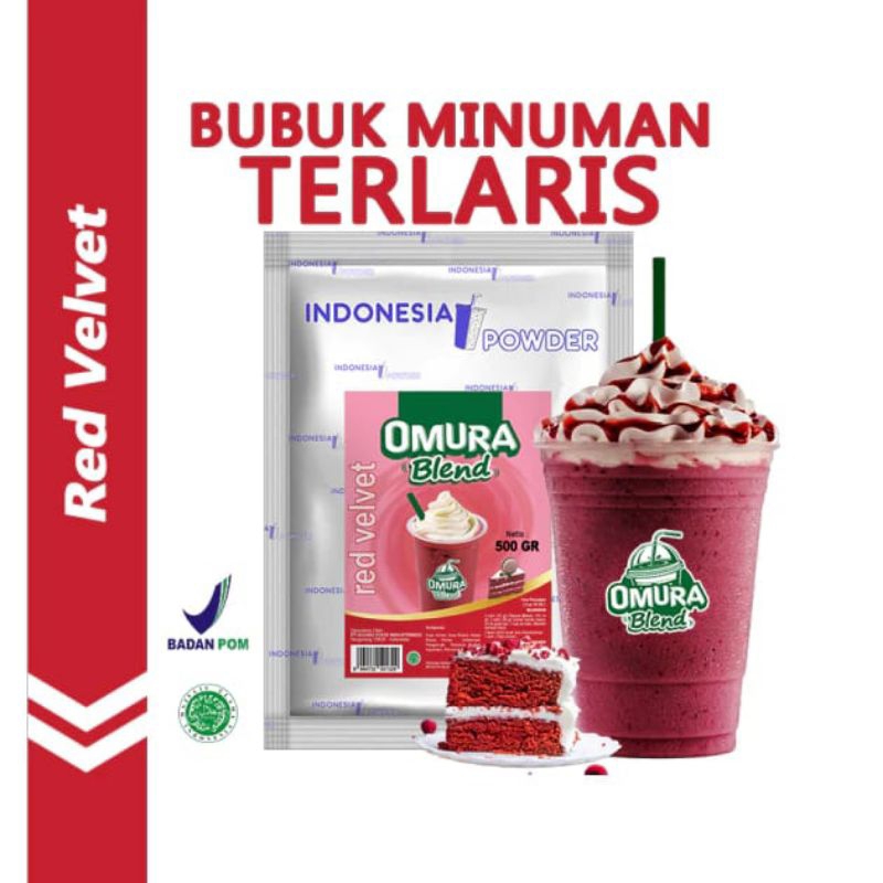 Jual Rasa Red Velvet 500gr | Minuman Hitz Kekinian | Omura Bland ...