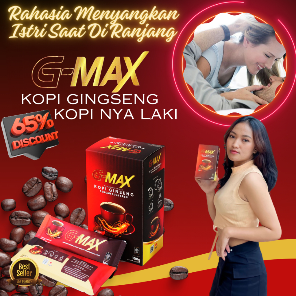 Jual PENAMBAH STAMINA PRIA KOPI GMAX LEBIH HEBAT DARI Kopi Rube Original 1 box isi 10 sachet ...