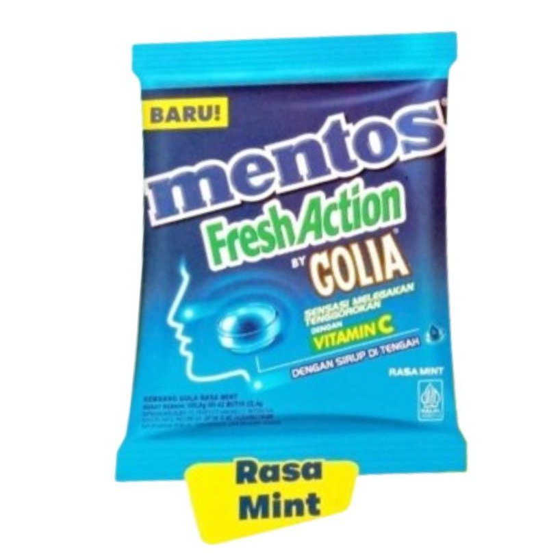 Jual (HOKKY)Permen Aneka Jenis 1 Pack Golia Mentos Fox Kiss Panda ...