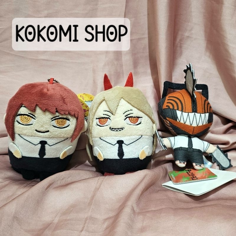 Jual Chainsaw Man 10cm Plush Doll Key Chain - Power Makima Chainsaw ...