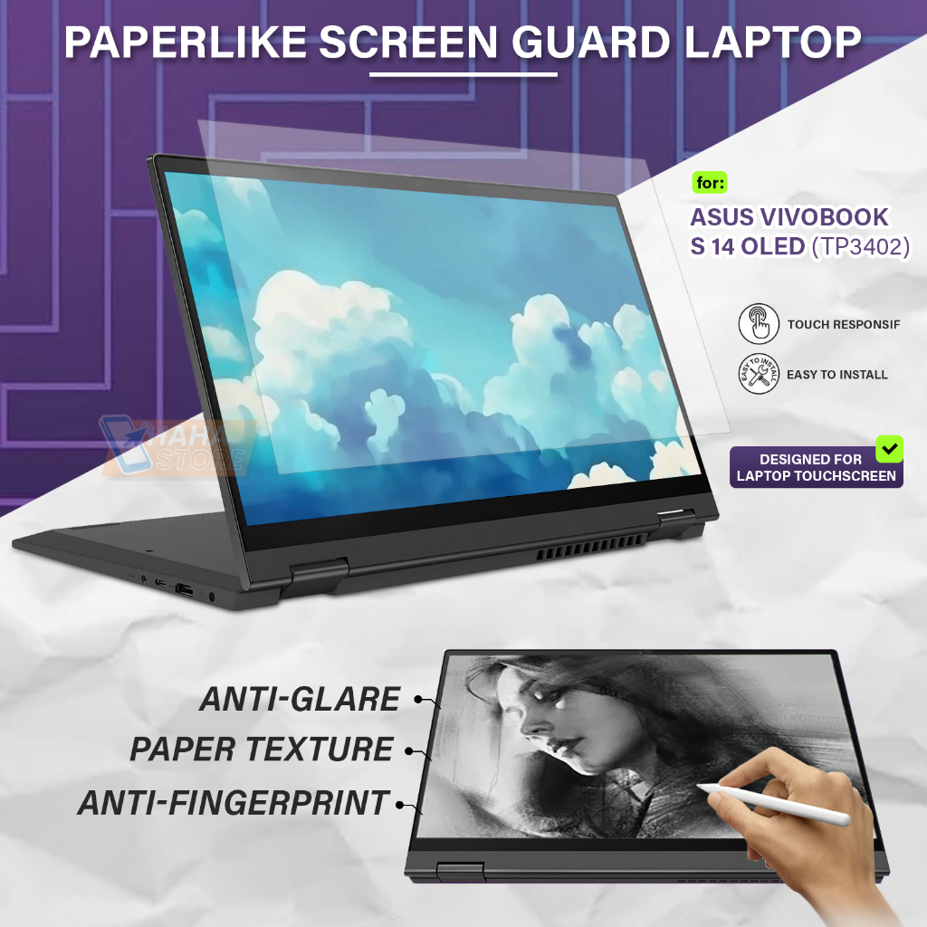 Jual PROMO!! Asus Vivobook S 14 Flip OLED TP3402 Paper Feel Anti Gores ...