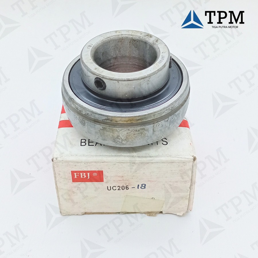 Jual BEARING INSERT UC 206-18 FBJ (1 1/8'' ATAU 28.58MM) | Shopee Indonesia
