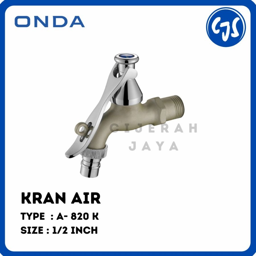 Jual Keran Air Kran Onda A 820 K 1/2" Taman Gembok / Keran Air ONDA ...