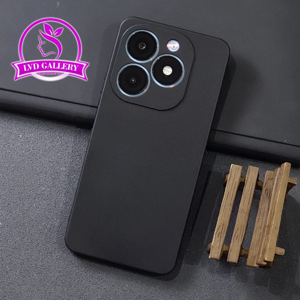 Jual Itel P55 NFC Itel A50 Case Macaron Square Black Softcase Slim Matte Case Itel P55 NFC Itel ...