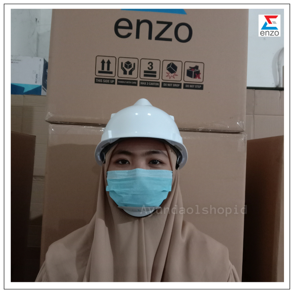 Jual (Surabaya) ENZO Helm Proyek Safety Helmet SNI Helm Kontruksi ...