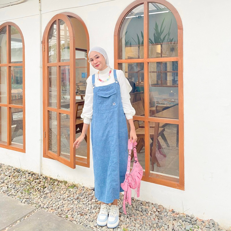 Jual Stiego-Overal Rok Corduroy Wanita /Baju Kodok Wanita Jumpsuit ...