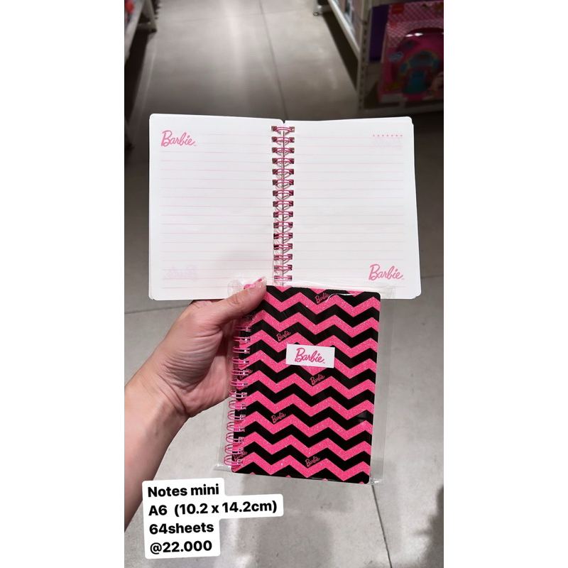 Jual Buku agenda Miniso Barbie | NoteBook Barbie Miniso X barbie ...