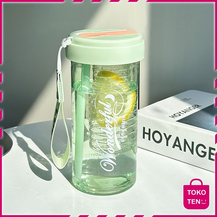 Jual Tokoten - Botol Minum Aesthetic Sedotan - Botol Minum Tumbler ...