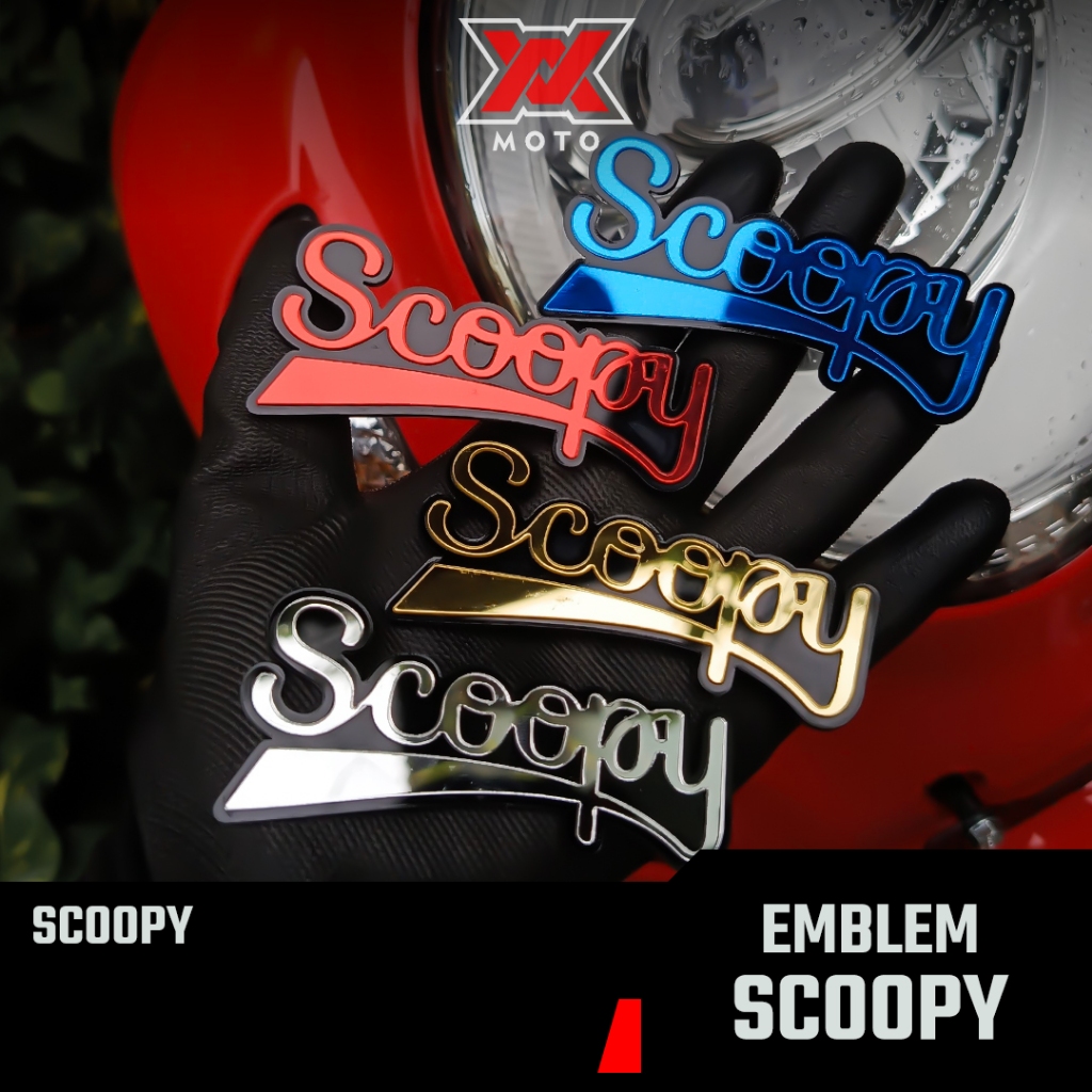 Jual Emblem 3D Scoopy All Scoopy | Shopee Indonesia