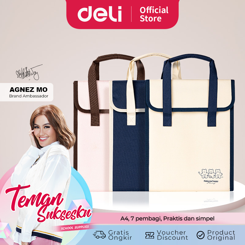 Jual Deli Map Harmonika / Expanding File A4 7 Pembagi Gratis Index Tab ...