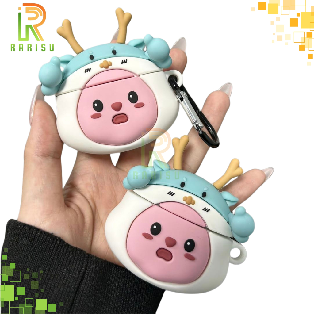 Jual Case Baseus WM01 WM02 3D Kartun Lucu Casing Earphone TWS Pelindung ...
