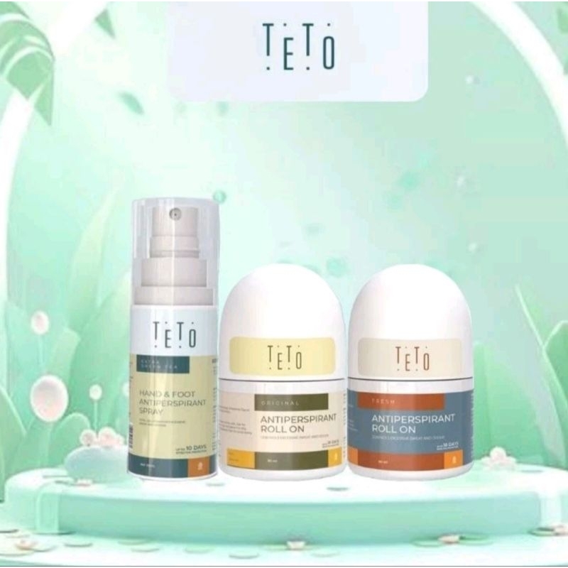 Jual TETO ANTIPERSPIRANT | TETO HAND & FOOT SPRAY | Shopee Indonesia