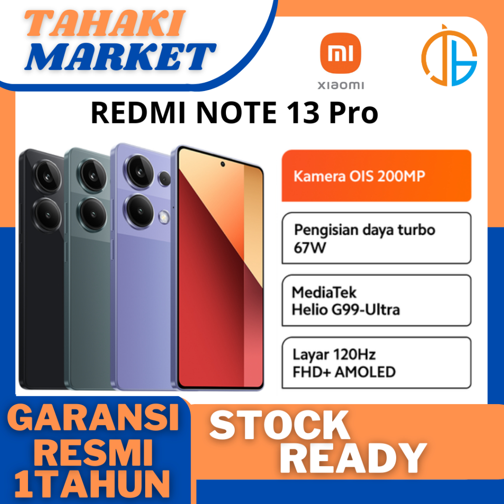 Jual Xiaomi Redmi Note 13 Pro | Kamera 200 MP OIS MediaTek Helio G99 ...
