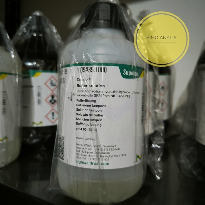 Jual BUFFR SOLUTION pH 4 100mL Merck 109435 / Larutan Buffer pH 4 ...