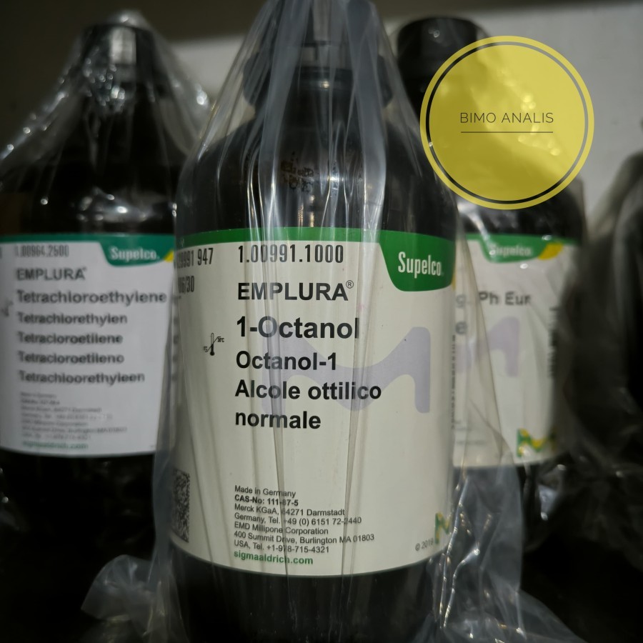 Jual 1-OCTANOL EMPLURA MERCK 100991 1L | 1-Oktanol CH3 ( CH2 ) 7OH ...